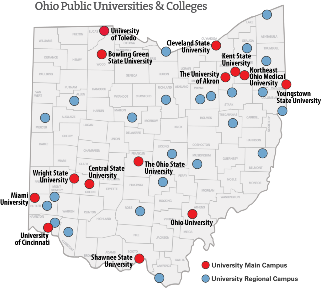 Member Institutions | Inter-University Council of Ohio
